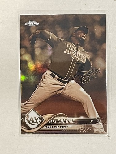 Alex Colome 2018 Topps Chrome Sepia Refractor Rays #30 | eBay