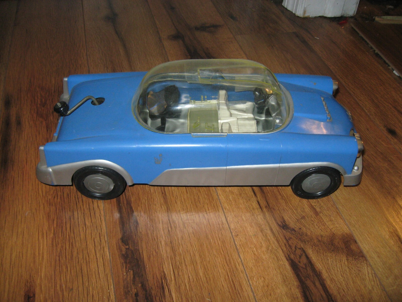 VTG Dragnet Sergeant Joe Friday Toy Talking Car Ideal Blue Original Box ...