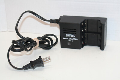 SUNPAK AC 117V QUICK CHARGER QBC 3 QBC3 for Ni-Cd 4 AA BATTERY * | eBay