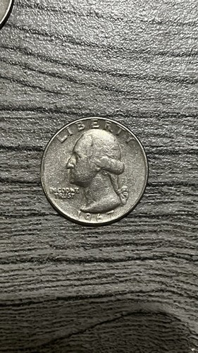 1967 QUARTER, NO MINT MARK. DATE and LETTERING EDGE ERROR. Nice quality ...