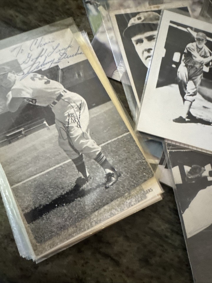 550+ Vintage baseball postcards Signed Red Sox, White Sox Nba 50S 60S ...