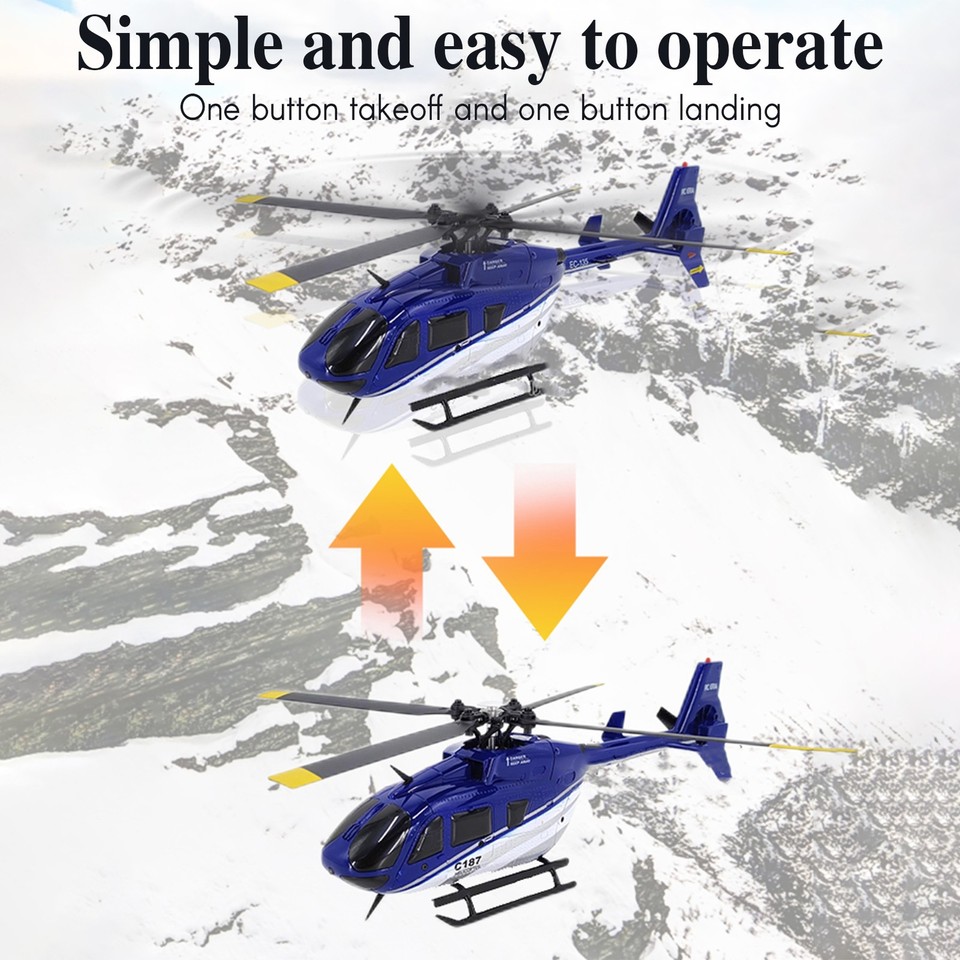 Remote Control Helicopter 2.4GHz Remote Control Drone 6-axis Gyroscope ...