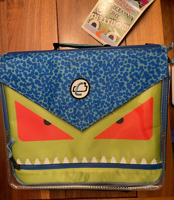 NWT Case-it Monsters 2" 3-Ring Zipper Binder w/ Chromebook Laptop ...