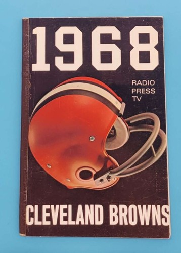 CLEVELAND BROWNS FOOTBALL MEDIA GUIDE 1968 NM | eBay