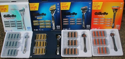 GILLETTE FUSION 5 PROGLIDE PROSHIELD POWER SKINGUARD SENSITIVE RAZOR ...