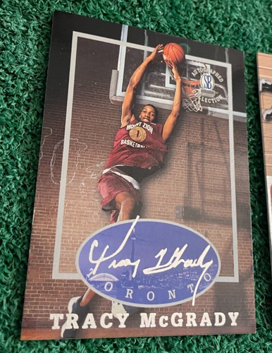 1997-98 Score Board Autographed Collection #39 Tracy McGrady | eBay