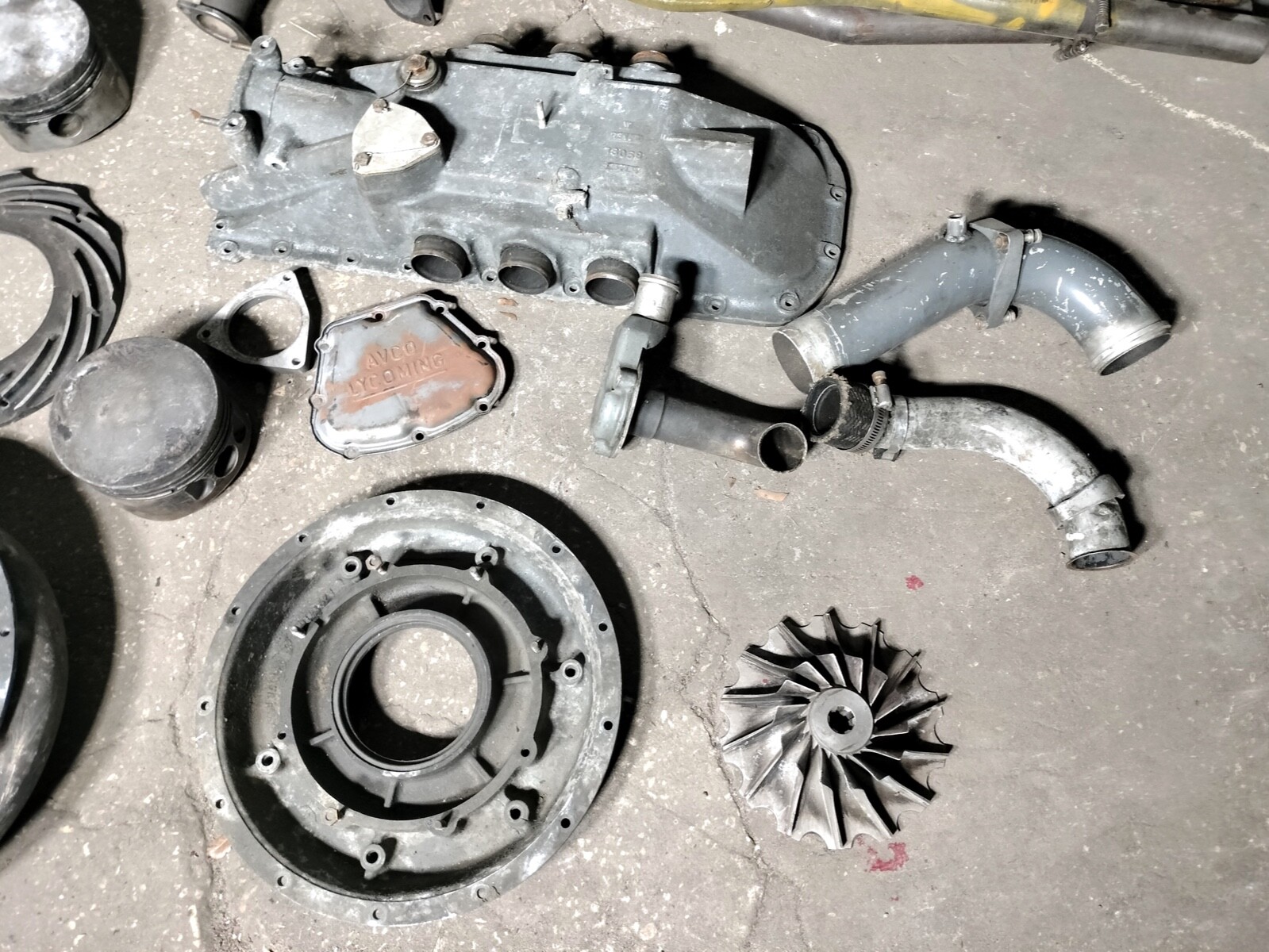 Lycoming GO or GSO-480 Turbo Charged Airplane Engine - 6 Cylinder Motor ...