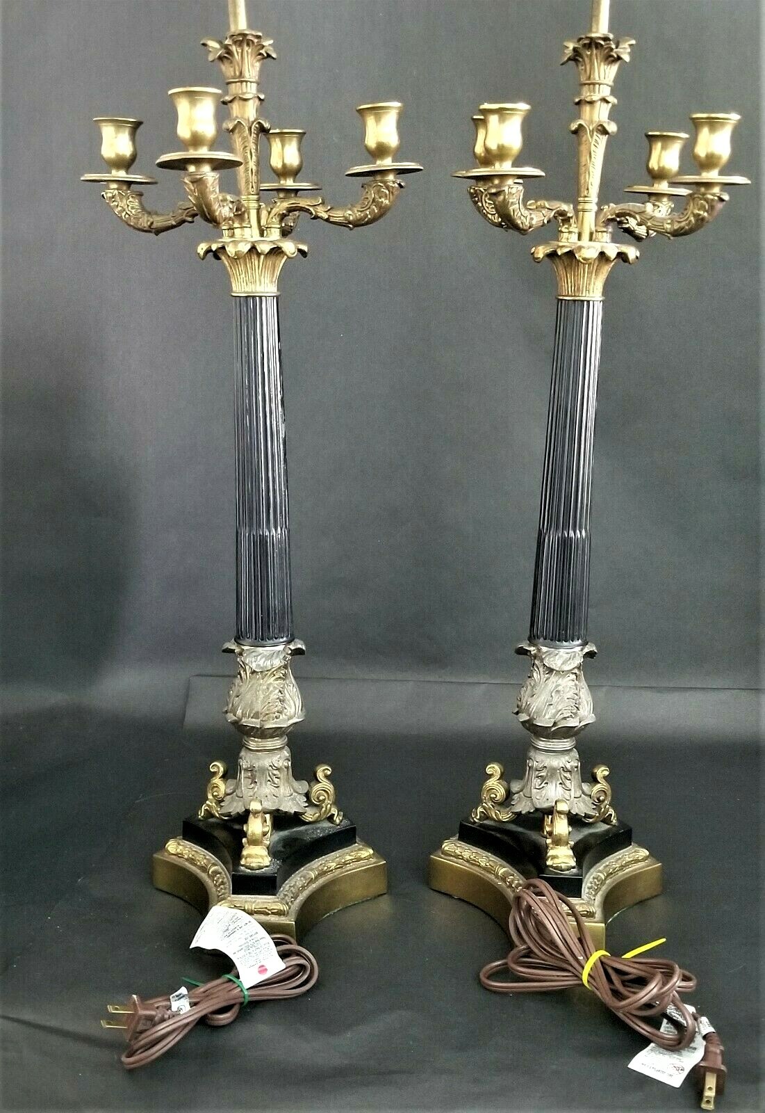 Pair of Vintage WARREN KESSLER Candelabra Table Lamps | eBay
