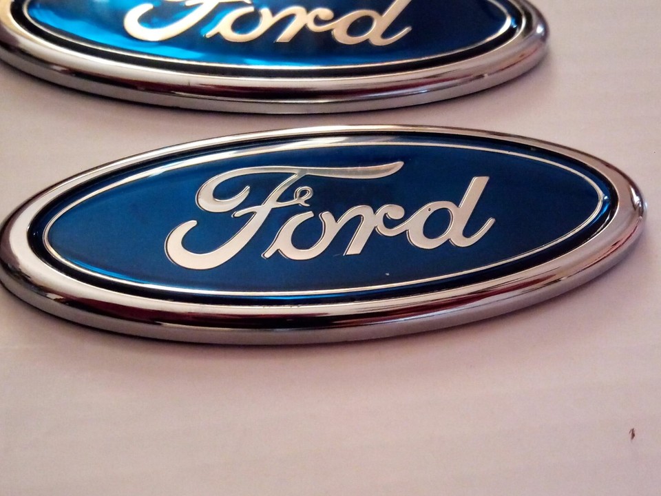 FORD Oval Blue Badges x2 Cosworth sierra Fiesta escort rs turbo capri ...