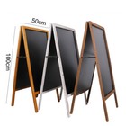 X Large Double Side Wooden Frame A-Board Pavement Sign Shop AD Floor ...