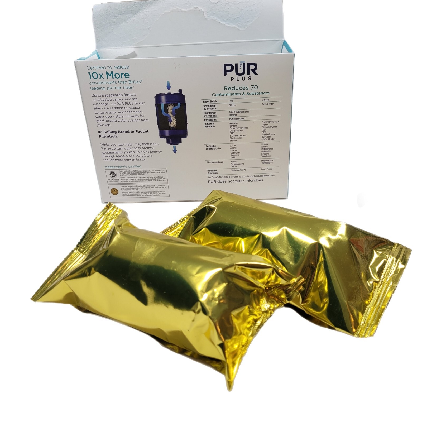 NEW PUR PLUS Faucet Mount RF-9999 Replacement Filters 2 Pack With ...