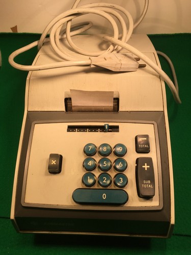 Vintage Ancienne Machine à Calculer Retro 1970 Addmaster 208 H ...