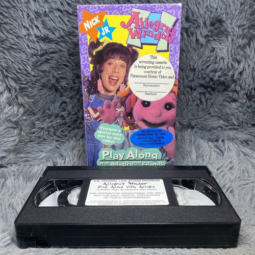 Allegra's Window: Play Along With Allegra & Friends VHS Tape Nick Jr ...