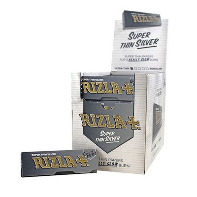 5 10 25 50 100 Rizla Silver Regular Standard Smoking Rolling Paper 100% ...