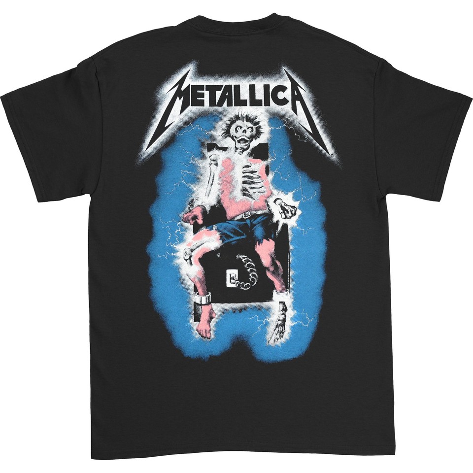 Men's Metallica Metal Up Your Ass (Back Print) Slim Fit T-shirt Small ...