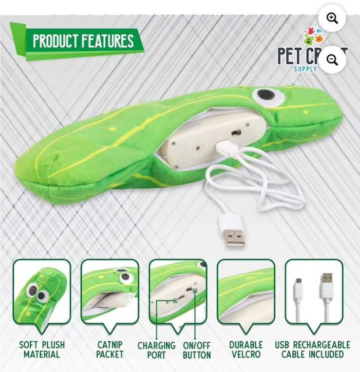 Pickle Interactive Cat Toy. A Pickle That Wiggles! Sold Out Everywhere ...