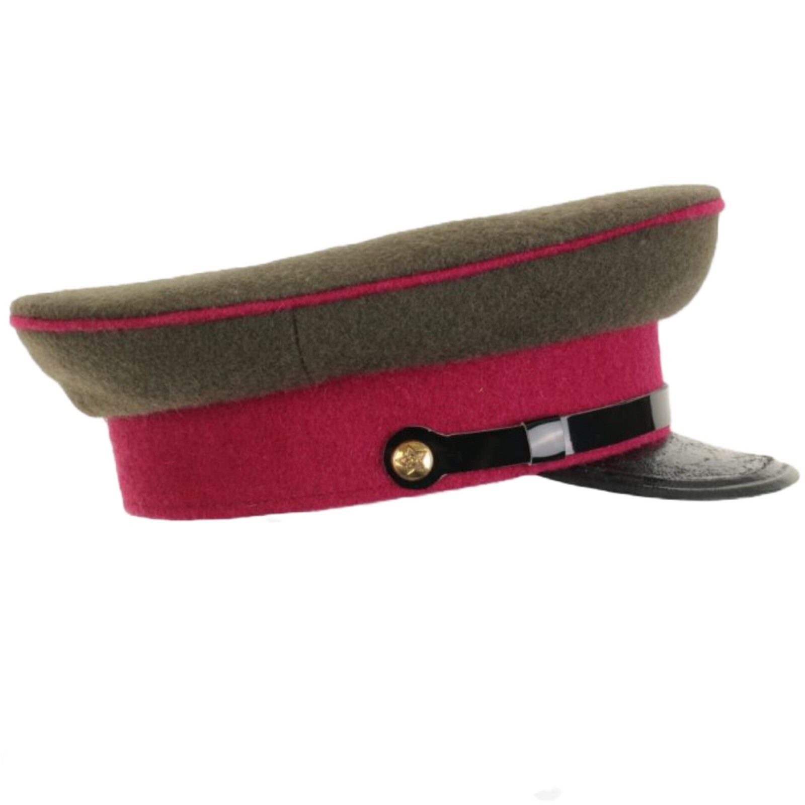 WW2 Russian M36 Visor Cap Infantry - Peaked Red Army Soviet Uniform ...