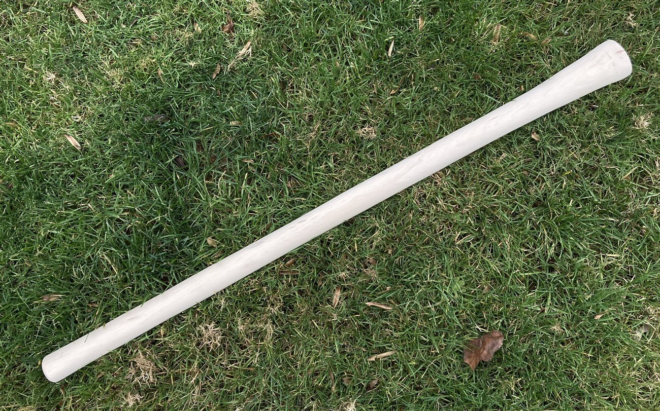 HICKORY 36" POST MAUL Sledge Hammer HANDLE Unfinished 1-3/4" x 2-7/16 ...
