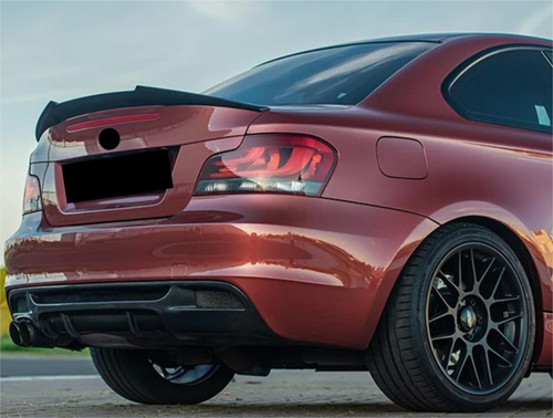 Gloss Black Rear PSM Style Spoiler Wing For 2007-2013 BMW 1 Series E82 ...