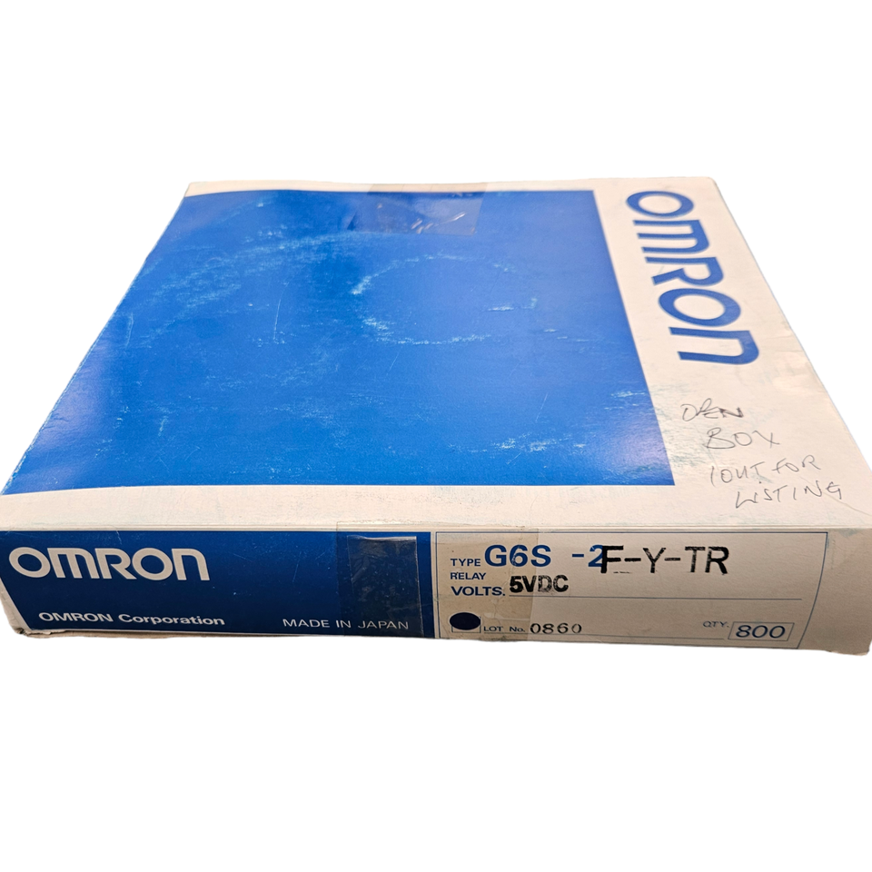 G6S-2F-Y 5VDC OMRON SIGNAL RELAY SMD NOS 1 PIECE | eBay