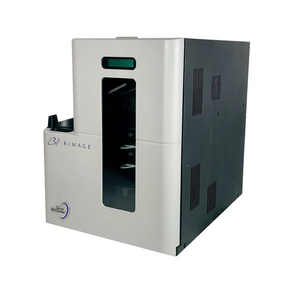 Rimage 3410 Professional RAS27 Disc Publishing System for CD/DVD Label ...