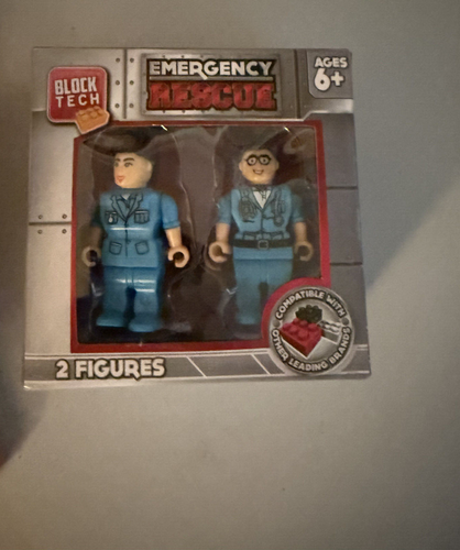 Block Tech Mini Figures Emergency Rescue personnel little people NEW ...