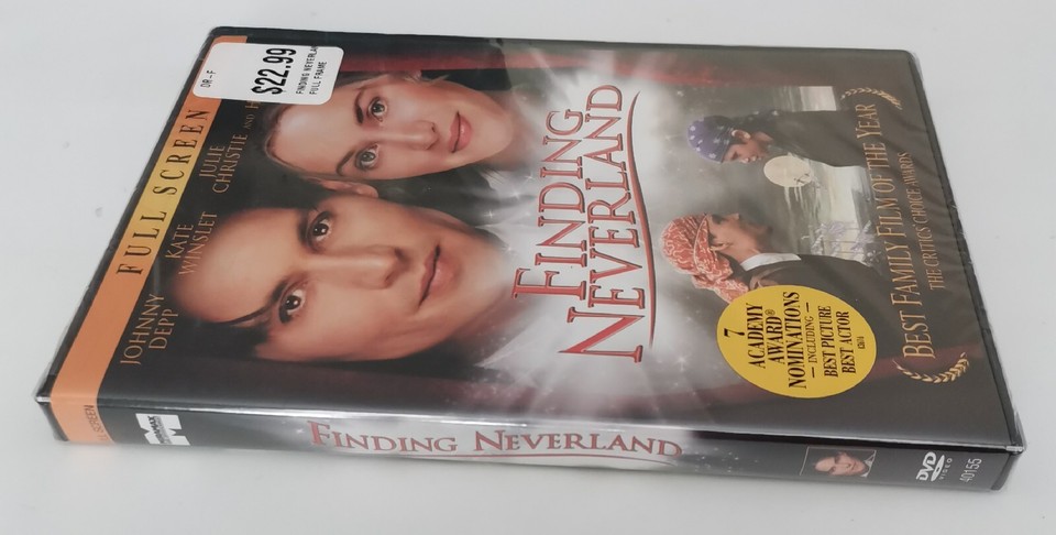 Finding Neverland (DVD Movie, 2005, Full Frame) Johnny Depp Kate ...