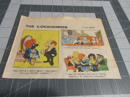 The Lockhorns by Bill Hoest Clipped Strip from Sunday comic supplement ...