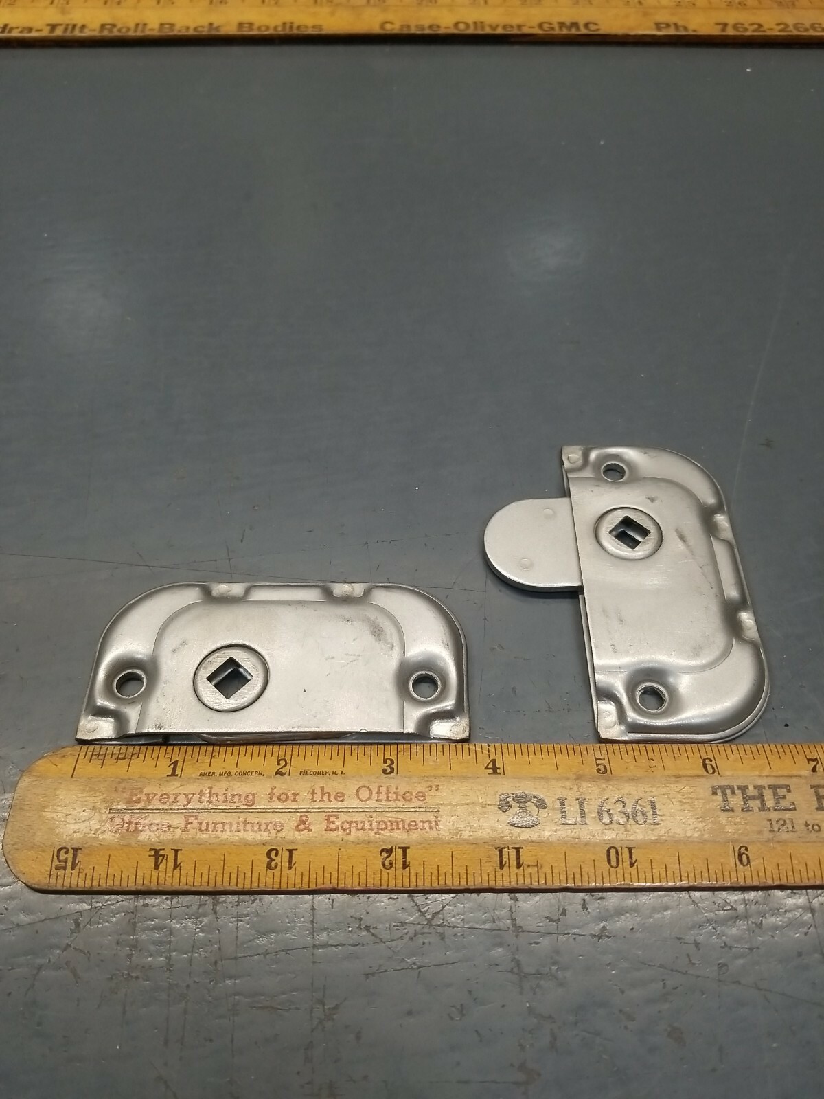 2/PACK of New Flyer Bus 8596094 Panel Latches, Square Key Qtr Turn Flat ...