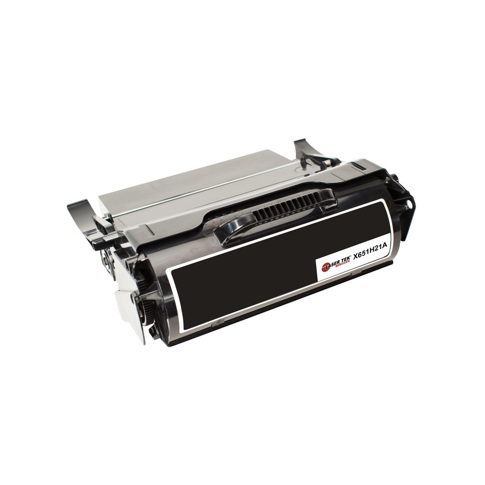 4Pk LTS X651 X651H21A Black HY Remanufactured for Lexmark X651 X652 ...