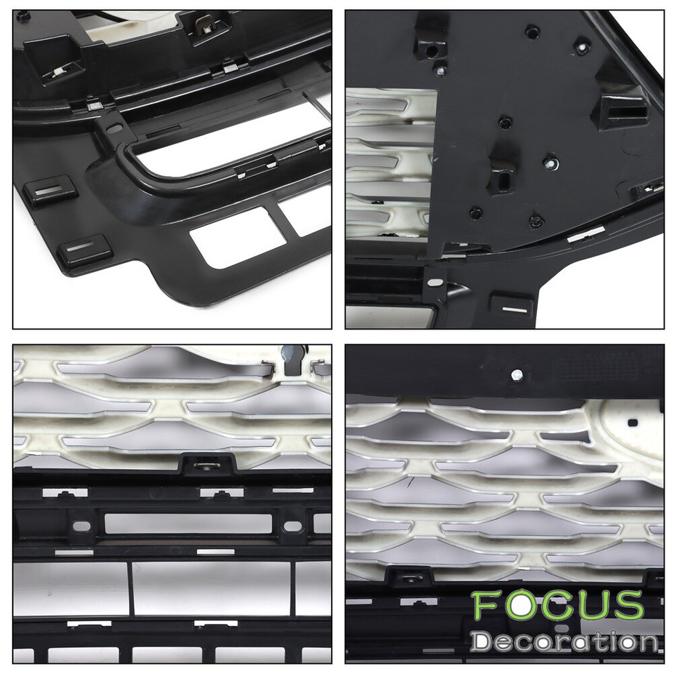 For 2020-2022 Ford Explorer Front Upper Grille Glossy Black Grill LB5Z ...