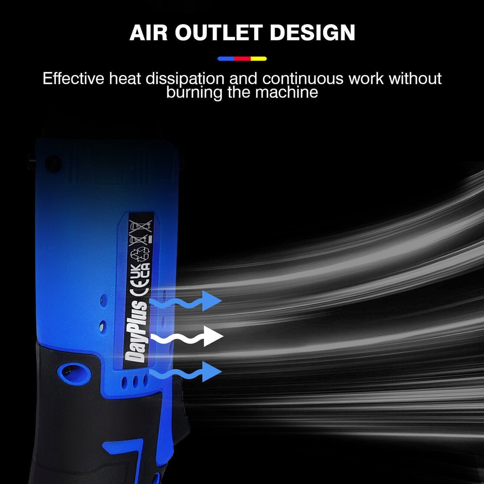 3/8'' Cordless Ratchet Right Angle Wrench Impact Power Tool 2 Battery ...