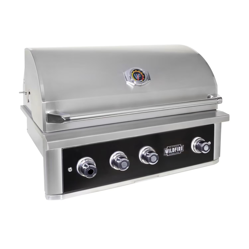 PACKAGE Wildfire Ranch PRO 36" Gas Grill w/ Cart, 304 SS, NG - WF ...