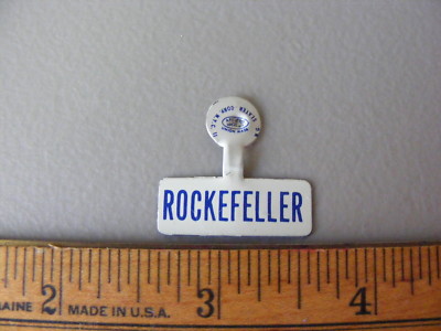 Vintage 1968 Rockefeller Presidential Campaign Tab | eBay