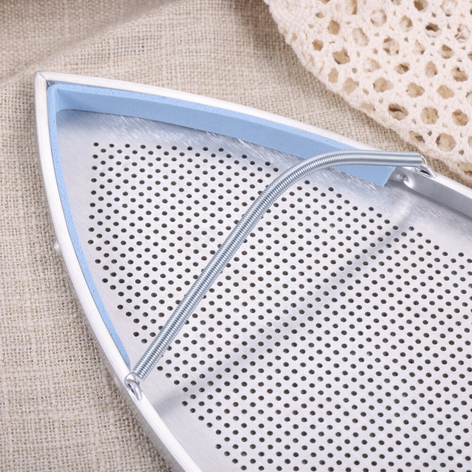 Aluminum Pad Electric Iron Shoe Mat Hot Iron Rest w Silicone Strip 22.4 ...