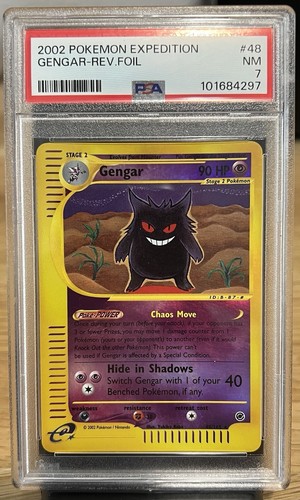 Pokemon 2002 Expedition Gengar 48/165 Reverse Holo PSA 7 | eBay