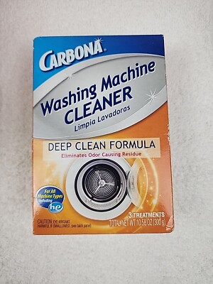 Carbona Washing Machine Cleaner Front & Top Load ~ Deep Clean Odor ...