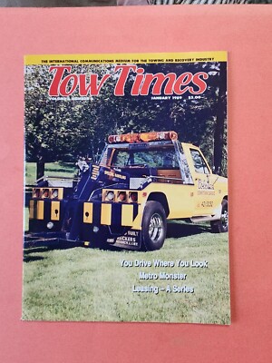 January 1989 TOW TIMES MAGAZINE For Towing & Recovery | eBay