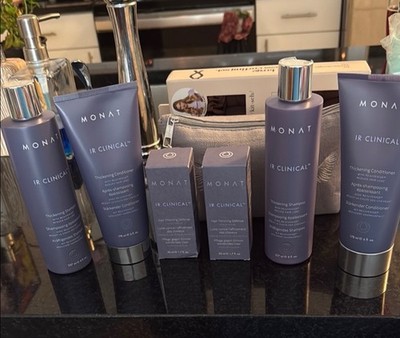 Monat IR Clinical Set Shampoo Conditioner and Serum NEW For Thinning ...