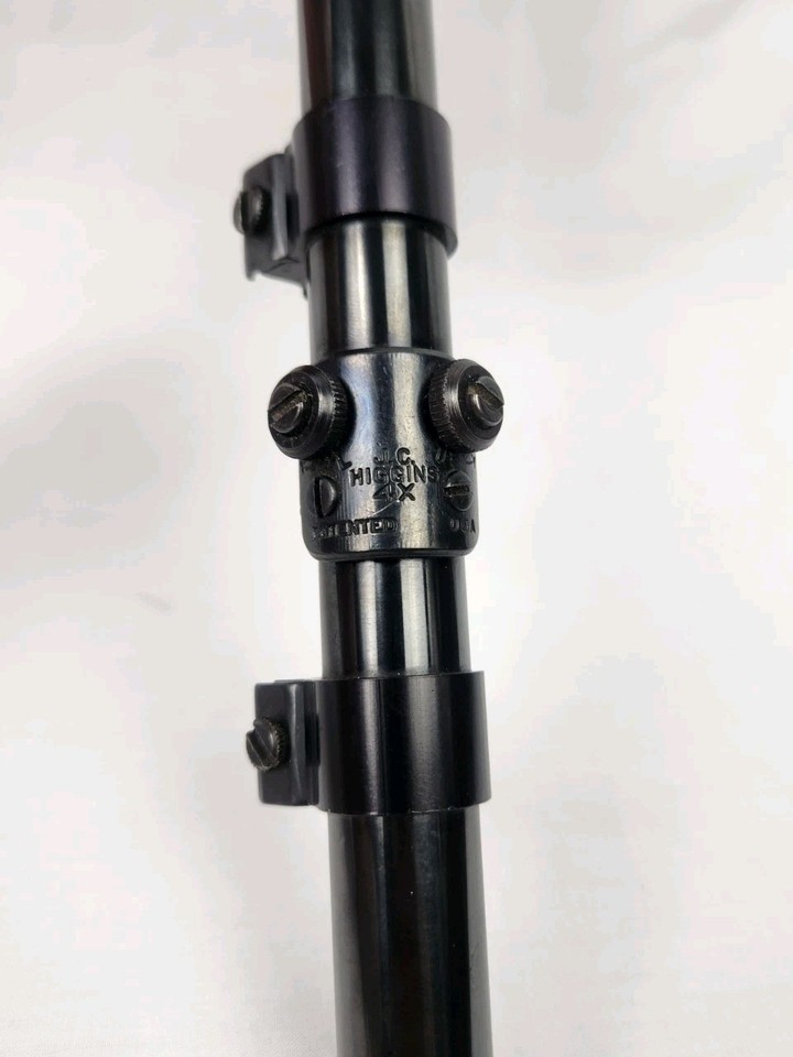 Vintage J.C. Higgins 4x Rimfire Scope USA 3/4” Tube Very Clear Good ...