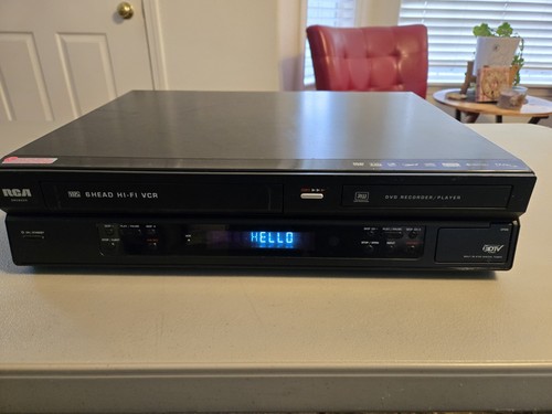 RCA DRC8335 VHS VCR DVD Recorder Combo DVDR W/REMOTE TESTED Free ...