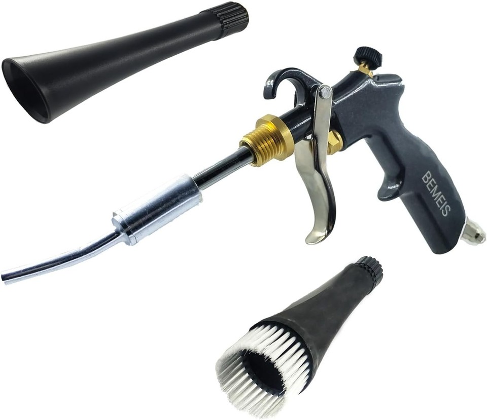 Air Blow Gun &vacunm Gun with Brass Adjustable Air Flow Nozzle,Cleaning ...
