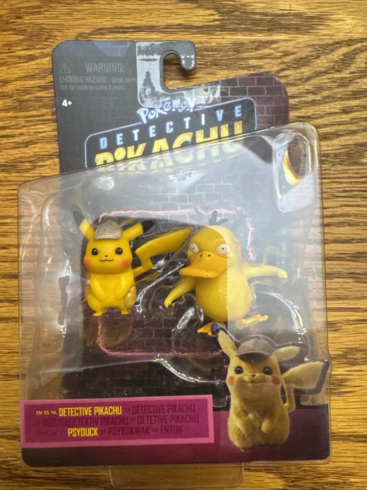 Pokemon Detective Pikachu Set Of 4 Pikachu Bulbasaur Psyduck Mr Mime ...