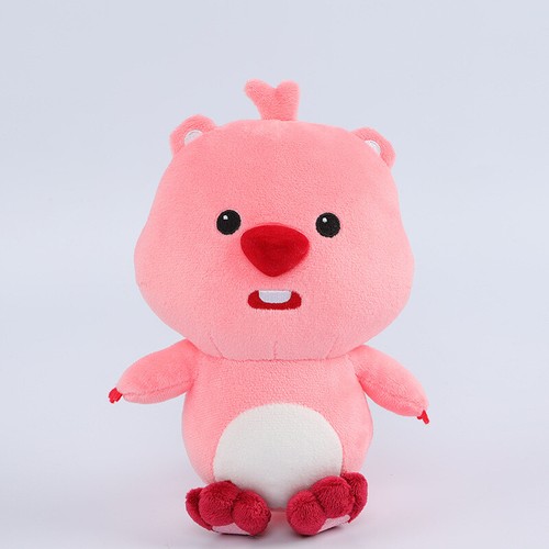 20cm Pink Castor fiber Loopy Plush Toys Soft Stuffed Doll Kids Birthday ...
