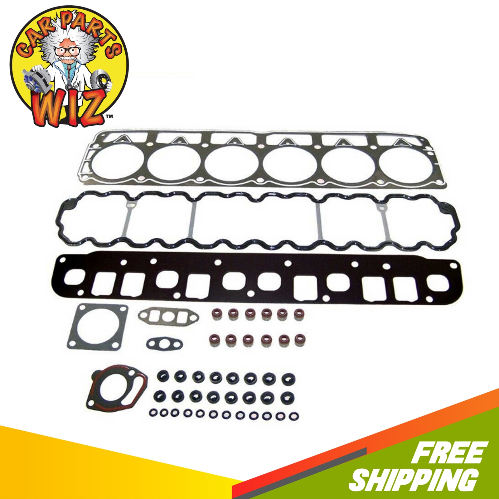 Head Gasket Set Bolts Valves Fits 99-03 Jeep Grand Cherokee Wrangler 4 ...