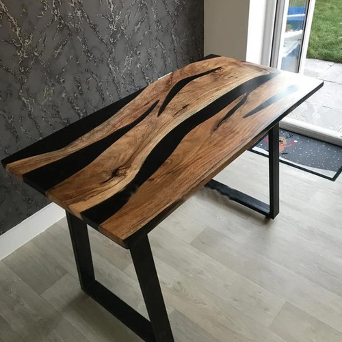 Custom Made Epoxy Resin Dining Table, Kitchen Slab, Counter Desk Home ...