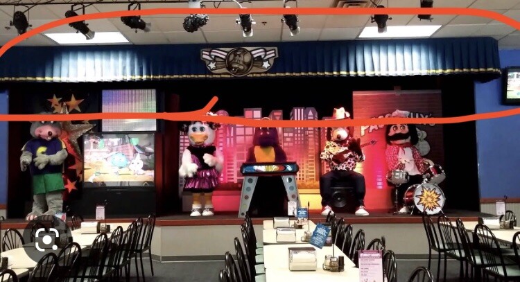 Chuck E Cheese Cyberamic 2 Stage Curtain Valence(FULL) | eBay