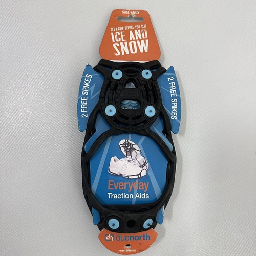 Due North Everyday Ice & Snow Traction Aid Shoe Attachment Spikes S/M ...
