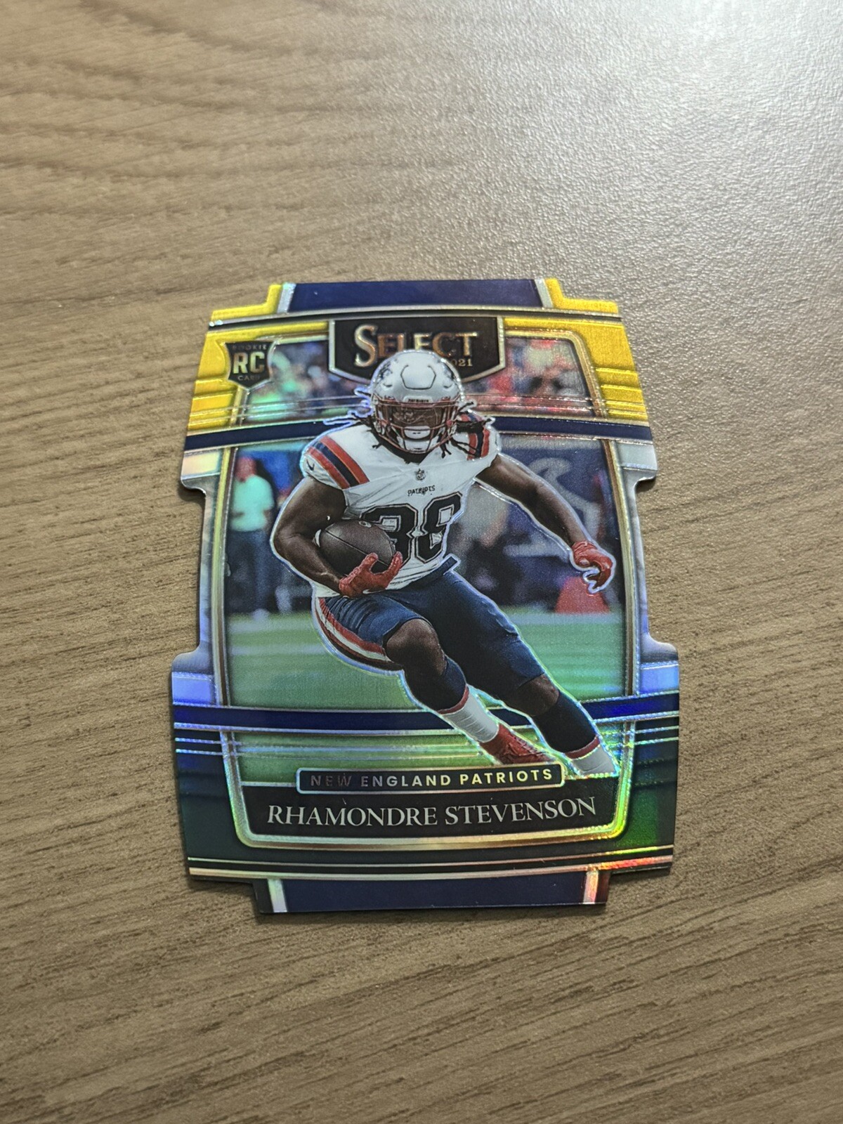 2021 Panini Select Rhamondre Stevenson Rookie Concourse Black Gold ...