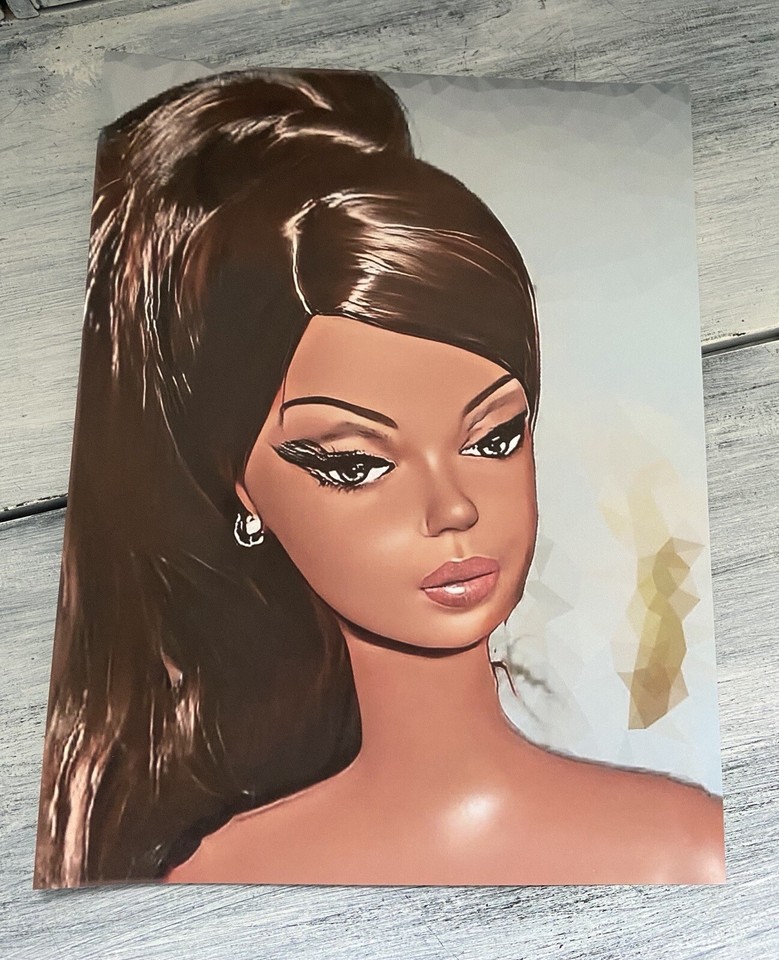 Barbie Portrait Art Print 8x10 Silkstone AA BARBIE #200A | eBay